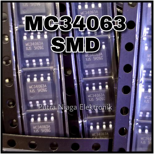 Jual ic MC34063 SMD SOP 8 Pin / MC34063A / 34063A / 34063 - Kota ...