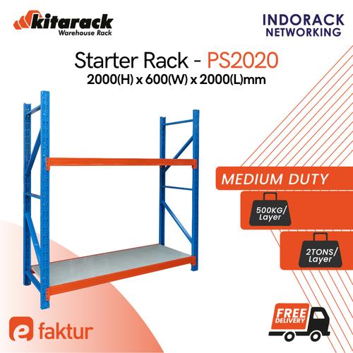 Jual KITARACK Medium Duty Starter Rack Rak Gudang 2000x 600 x 2000mm ...