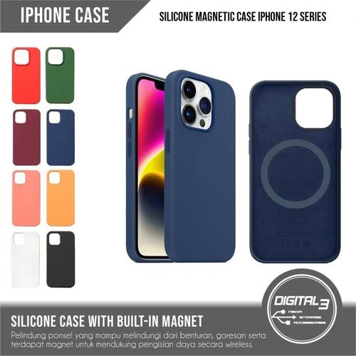 Jual Silicone Case Magnetic for Iphone 12 / 12 PRO / MAX Casing Silikon ...