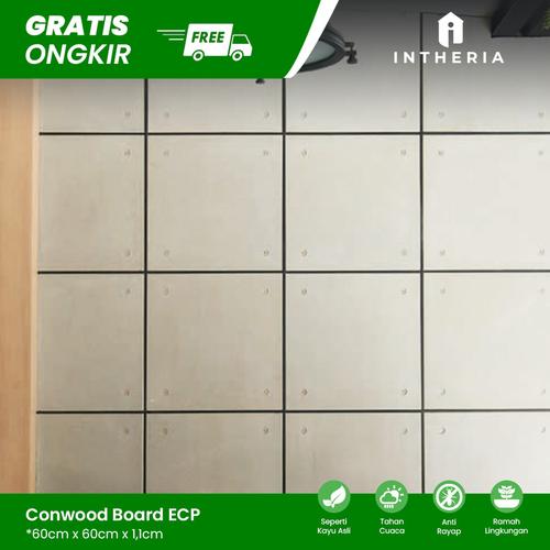 Jual Conwood Board ECP 60 x 60 Conwood / Dinding Gaya Industrial - Kab ...