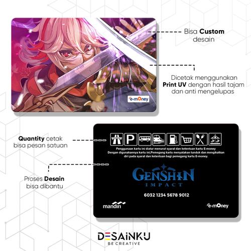 Jual Emoney / Tap Cash / Brizzi / Flazz / Genshin Impact edisi KAZUHA ...