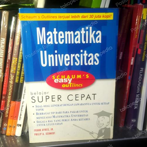 Jual buku matematika universitas schaum soal dan jawaban original ...