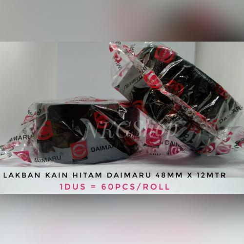 Jual lakban kain hitam daimaru 2 inch 48mm x 12mtr (SATUAN) - Jakarta ...
