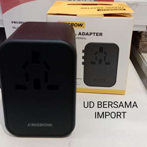 Jual KRISBOW Steker Travel Adaptor Type-C qc/Soket Universal - Kota ...