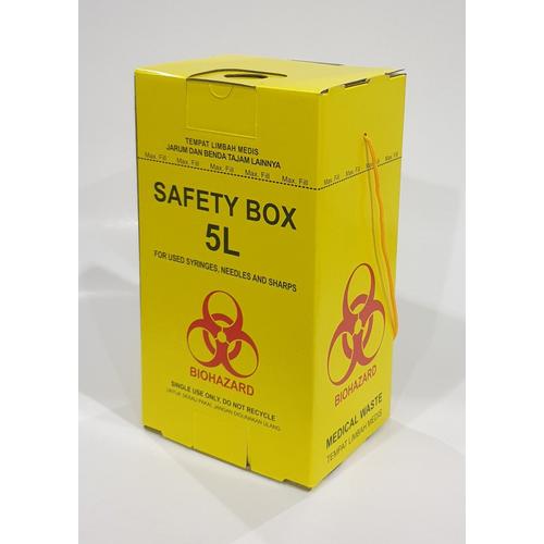 Jual Safety Box Biohazard 5 Liter Kotak Sampah Medis 5L - Jakarta Barat ...