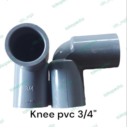 Jual knee pipa pvc 3/4 inch / knee pipa rucika / keni pipa rucika aw ...