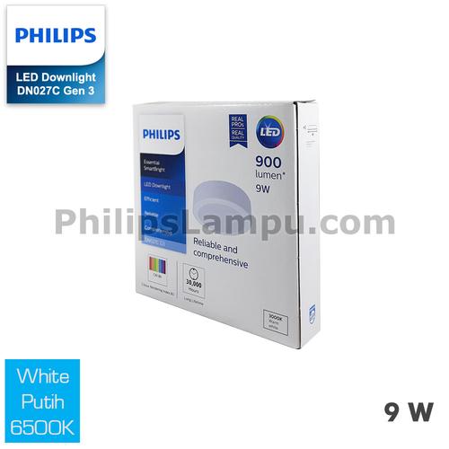 Jual Lampu Downlight LED Outbow Philips DN027C LED9 Gen 3 9W 9 Watt ...