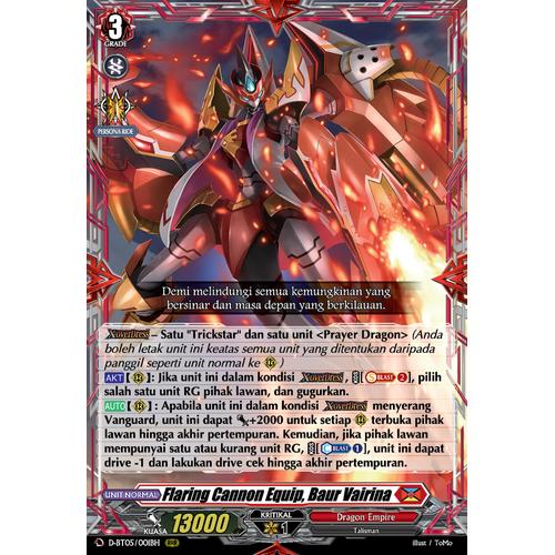 Jual Flaring Cannon Equip, Baur Vairina (RRR) | D-BT05 | Bahasa Vanguard - Jakarta Barat ...