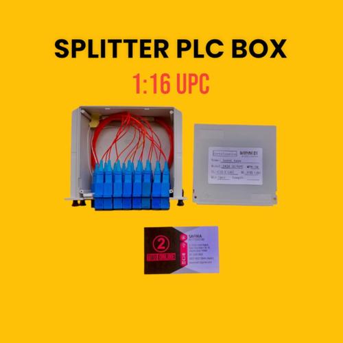Jual passive splitter BOX 1 X 16 UPC spliter PLC pasif box 1:16 Fiber ...