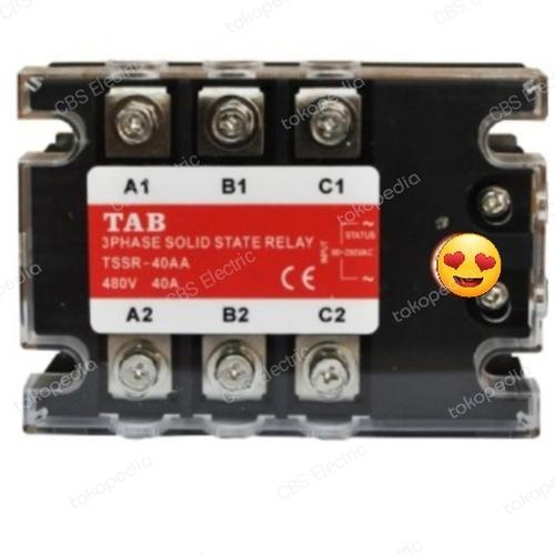 Jual TAB Solid State Relay 3Phase 10-120Ampere AC to AC / SSR AC-AC ...