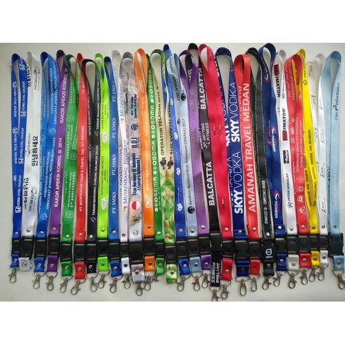 Jual Tali Lanyard ID Card Lebar 2cm Bahan Nylon Custom Logo - TANPA ...