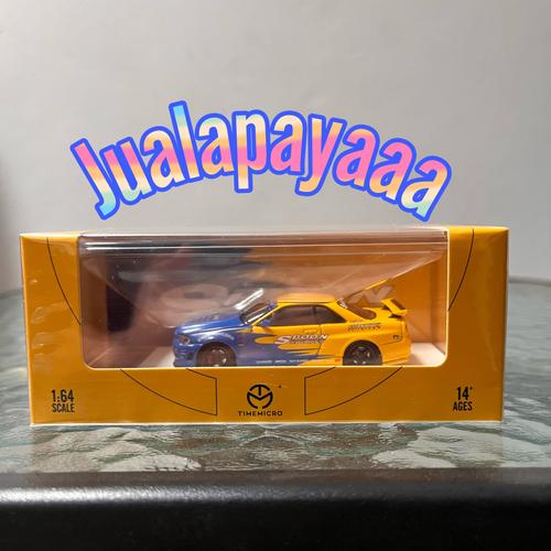 Jual TIME MICRO R34 SPOON DIECAST TIME MICRO NISSAN R34 SPOON ORI ...