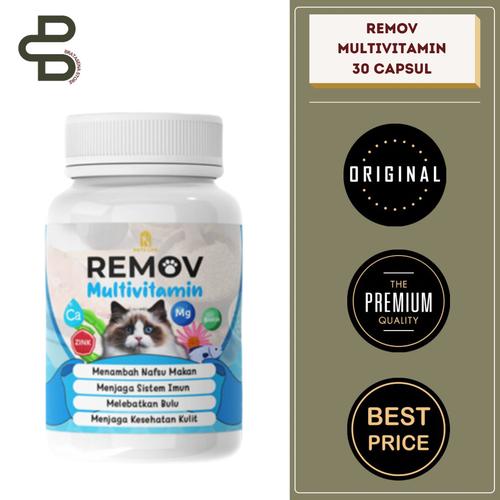 Jual REMOV MULTIVITAMIN KUCING 30 KAPSUL // VITAMIN KUCING - Jakarta ...