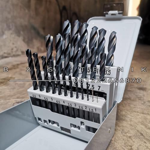 Jual Mata bor besi set hss 25pcs 1-13mm NACHI 1-13x0.5mm original Singapore - Jakarta Utara ...