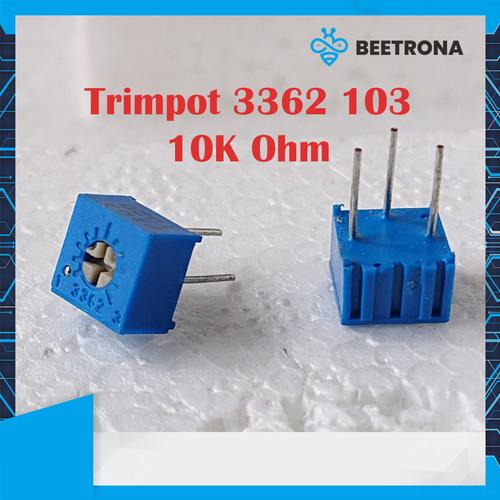 Jual Trimpot Trimmer 3362 103 10K Ohm VR Adustjable Resistor - Kab ...