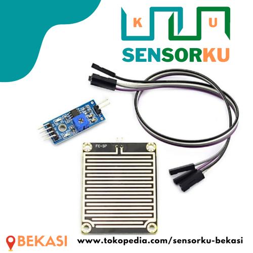 Jual Sensor Air Hujan Rain Drop Module Sensor For Arduino Kota Bekasi