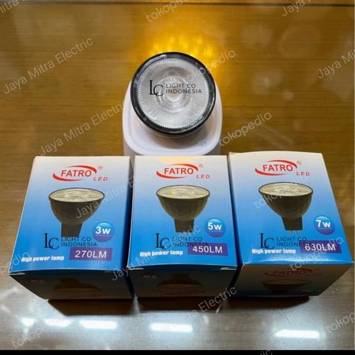Jual Fatro LED MR16 3W 5W 7W 18Degree 220V - 4000K, 7W - Jakarta Pusat ...