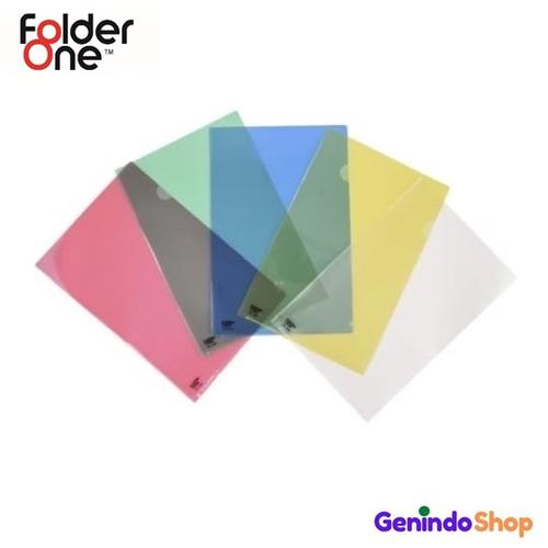 Jual Map Plastik Bening F4 / Map L FC FolderOne - Transparan - Jakarta ...