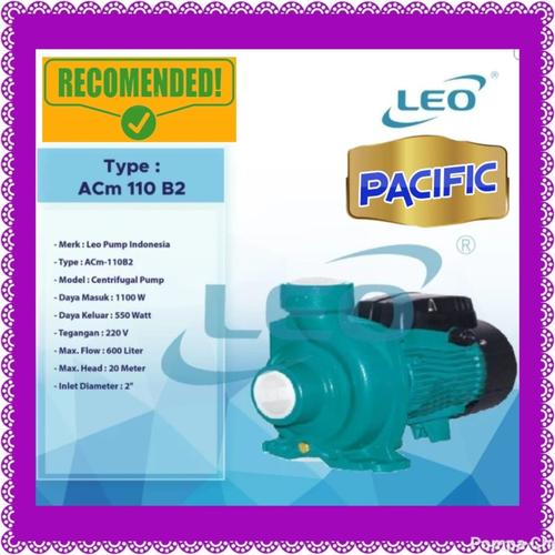Jual Pompa air transfer LEO ACM 37 horizontal centrifugal 0.5 Hp - Kota Tangerang - Pacific-2 ...