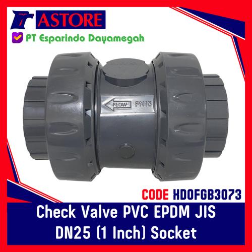 Jual Check Valve PVC 1 inch Kolam Renang ASTORE (FIP) Made in Italy ...