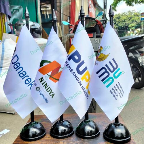 Jual Bendera Meja Costum + Tiang Kayu - Jakarta Pusat - Dwiki Aditia ...