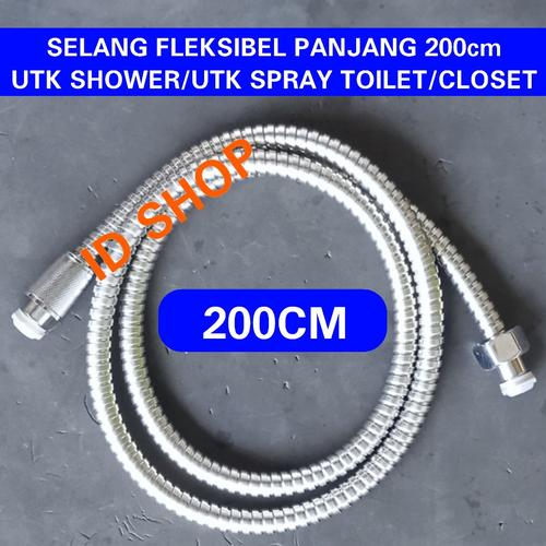 Jual Selang fleksibel Slang Shower Selang Closet Selang Jet Toilet 200 ...