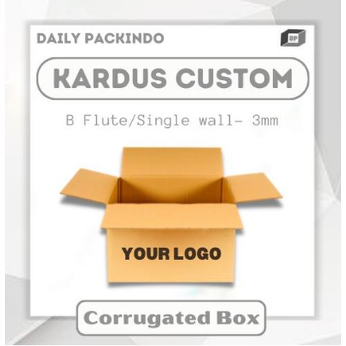 Jual DUS CUSTOM BOX DUS STANDAR SINGLE WALL POLOS UK 33,4 x 23 x 17,7CM ...