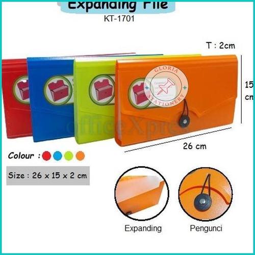 Jual Expanding File / Map Sekat / Expanding Dokumen File 1701 / Map ...