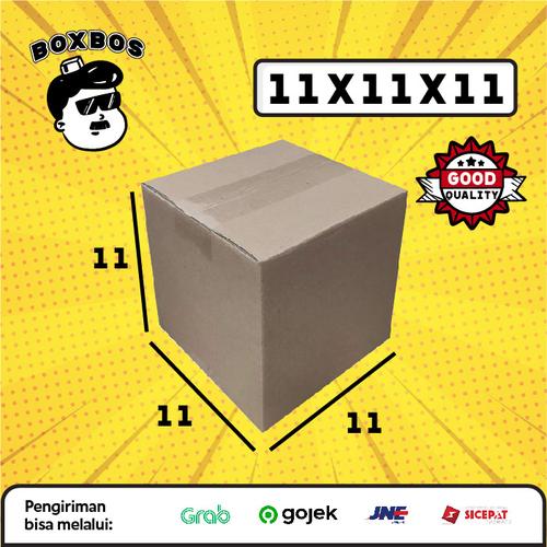 Jual KARDUS BOX uk 11x11x11 CM Kotak Packaging Corrugated SHEET POLOS ...