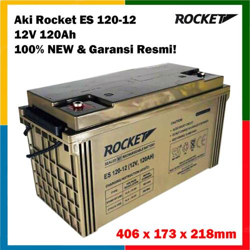 Jual Aki Rocket 120Ah VRLA ES120-12 accu battery - Jakarta Utara - PV ...