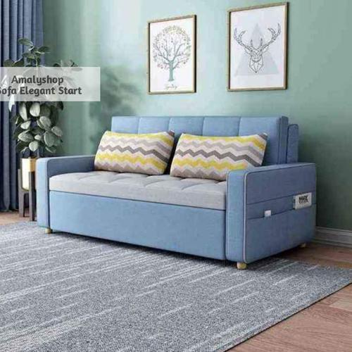 Jual Sofa bed Minimalis Multifungsi Sofa Tidur Lipat Sofa Santai Ruang ...