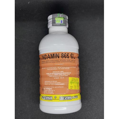 Jual Herbisida Indamin 200ML Obat Racun Rumput Alang Alang Gulma Padi ...