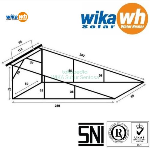 Jual Bracket Dudukan WIKA SWH Solar Water Heater - Jakarta Barat - WIKA ...