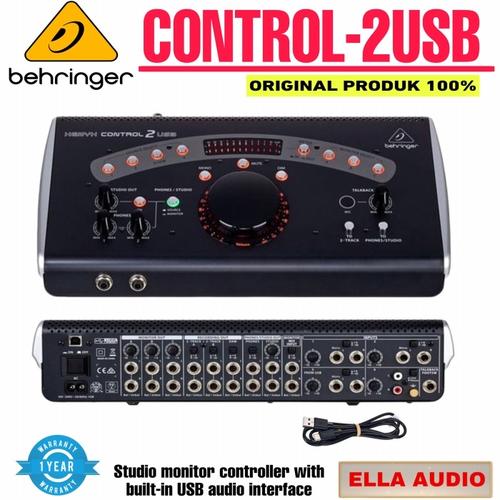 Jual Behringer CONTROL2USB Studio monitor controller & Audio Interface ...