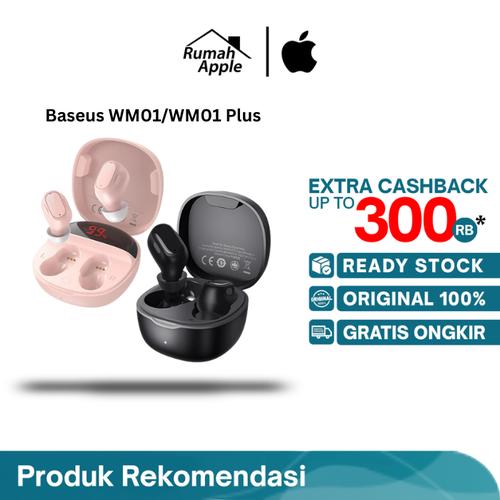 Jual Baseus True Wireless Bluetooth Earphone Earbuds TWS WM01 / WM01 ...