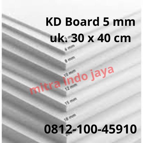 Jual KD Board KT Board 5 mm potongan uk. 30 x 40 cm II Printable ...