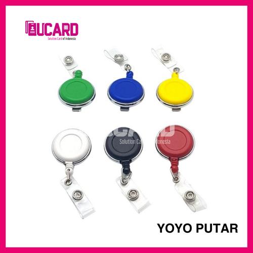 Jual GANTUNGAN ID CARD YOYO / YOYO LIST / YOYO NAME TAG PUTAR - Hijau ...
