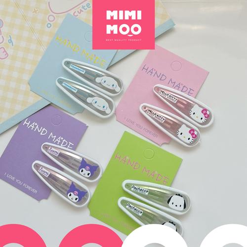 Jual MIMIMOO Jepit Rambut Mini Clip Sanrio Cinnamoroll Kuromi Pochacco ...