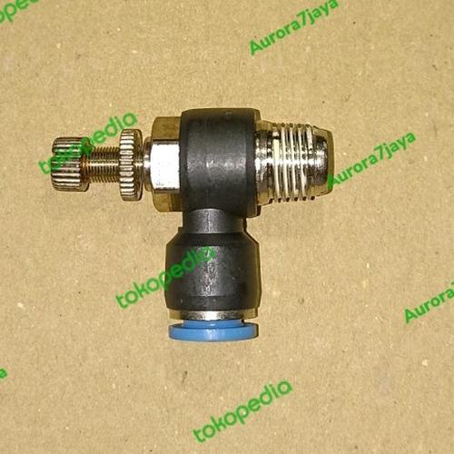 Jual FITTING SPEED CONTROL PNEUMATIC MSL 10-01 / SELANG 10MM DRAT 1/8 ...