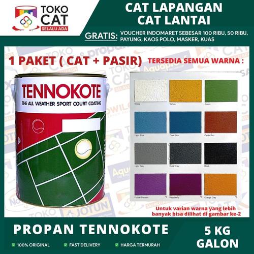 Jual Cat Lapangan / Parkiran Propan Teknokote 5 Kg GALON Warna - Light ...