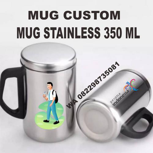 Jual cangkir custom/mug custom/mug promosi/Thermos Mug stainless Termos ...