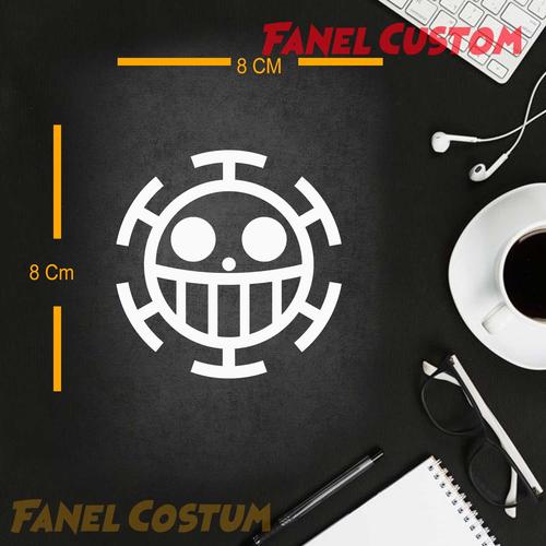 Jual STIKER HEART PIRATES ONE PIECE CUTTING STIKER MOTOR - Hitam ...