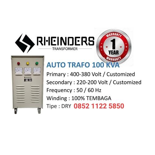 Jual Auto Trafo 100 KVA RHEINDERS Full Tembaga / Step Down 100 KVA 3 ...