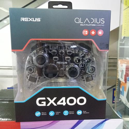 Jual Gamepad REXUS Gladius GX400 Bluetooth V5.1 Transparent Garansi ...