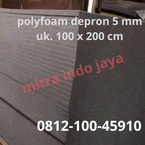 Jual POLYFOAM DEPRON FOAM BOARD HITAM Tebal 5mm 100 x 200cm LEMBARAN ...