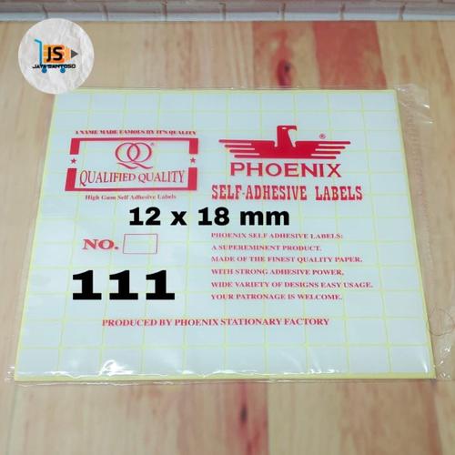 Jual Stiker Label Nama / Label Undangan Phoenix No 111 Isi 7 lbr - Kab ...