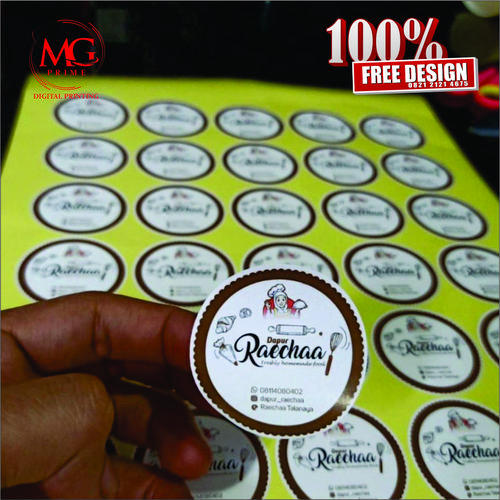 Jual cetak label sticker cutting a3 - Kota Bekasi - MG prime digital ...