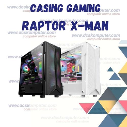 Jual Casing PC Gaming RAPTOR X-MAN Include 3 FAN - Putih - Kota Bandung ...