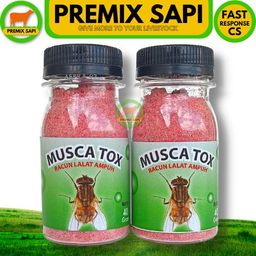 Jual RACUN LALAT AMPUH MUSCA TOX 40GR Obat Racun Pembasmi Lalat Ampuh ...
