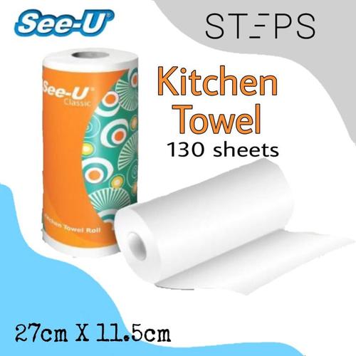 Jual Classic Kitchen Tissue Towel Roll/Tisu Dapur 1ply 130s lembar ...
